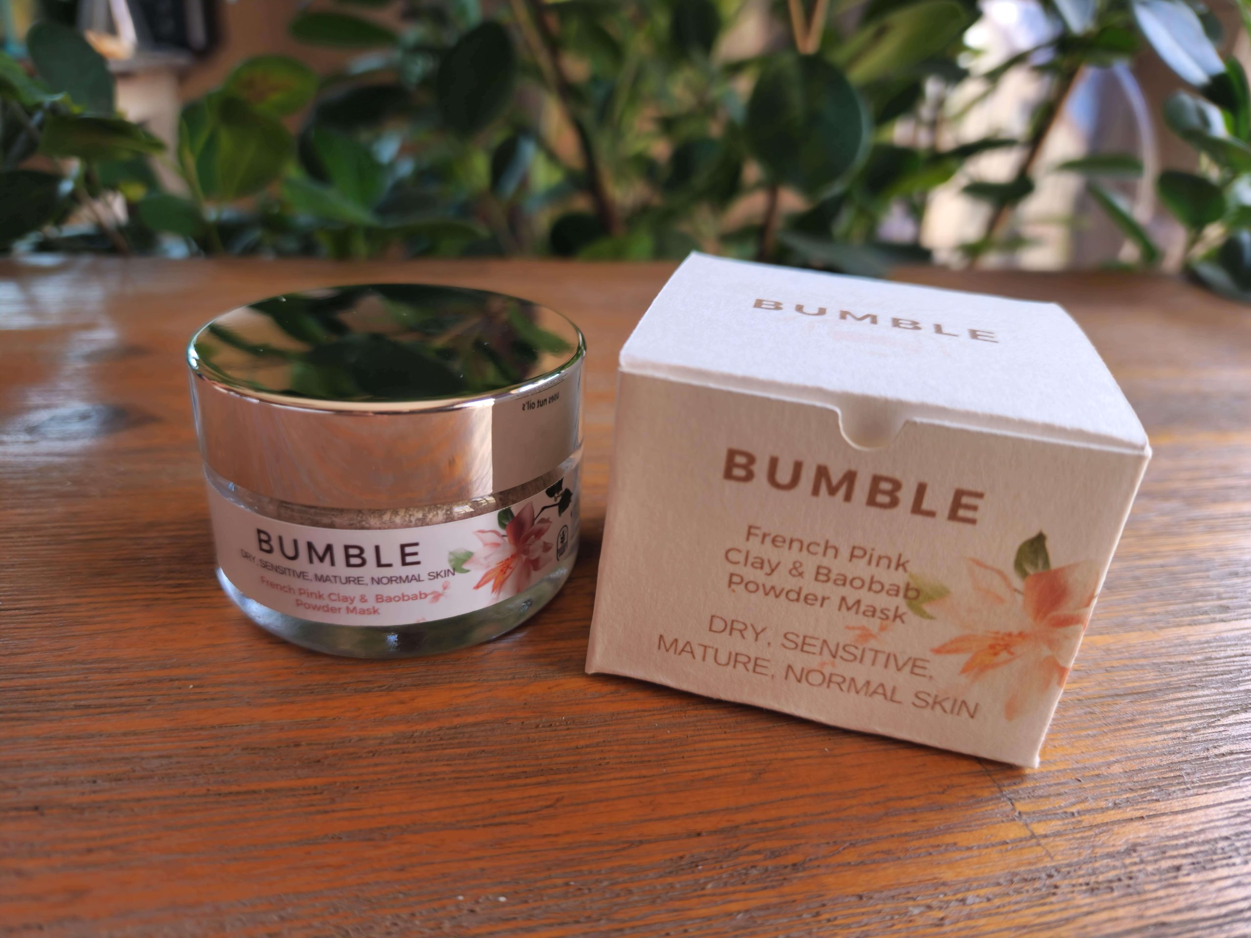 Hydrating Face Mask - French Pink Clay & Baobab Powder Mask - Bumble ...